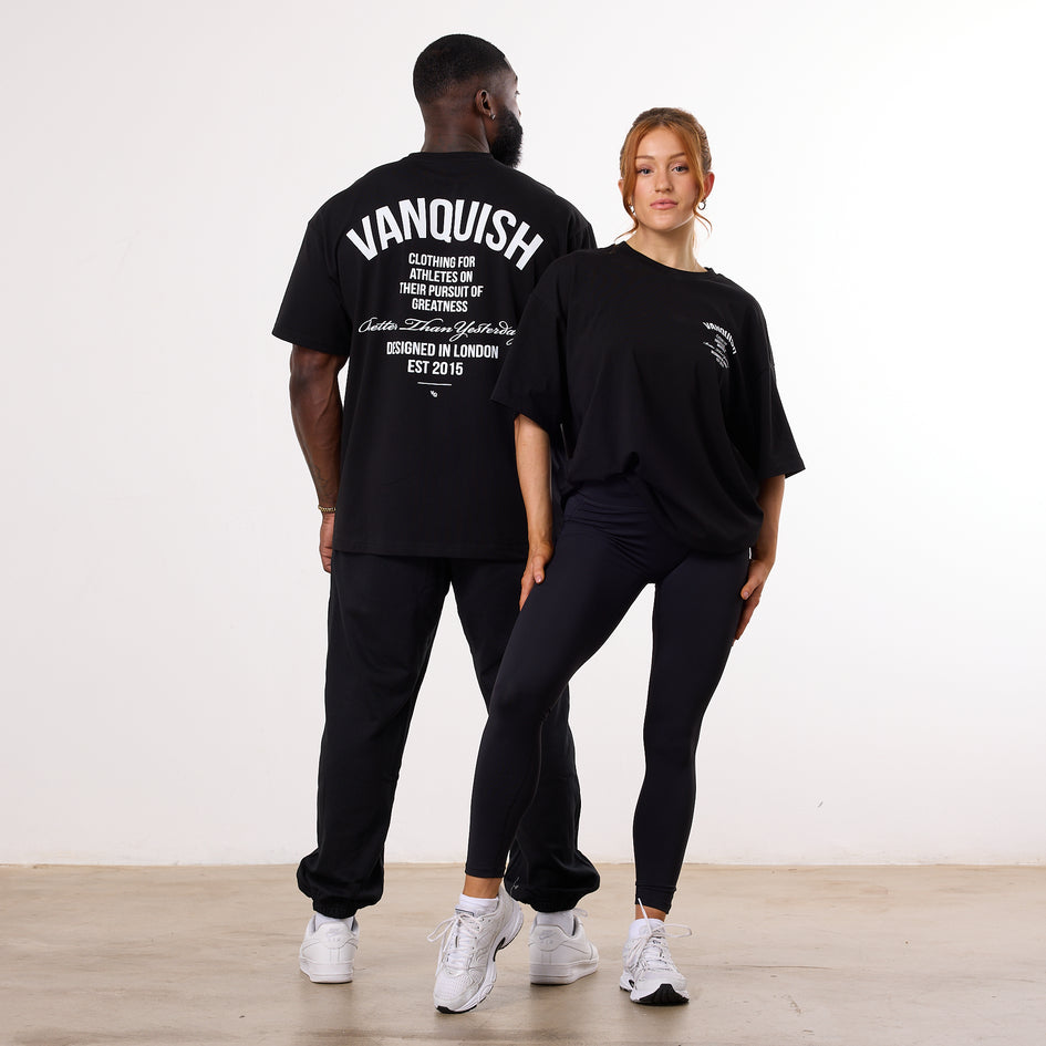Vanquish Essential Black Oversized T Shirt